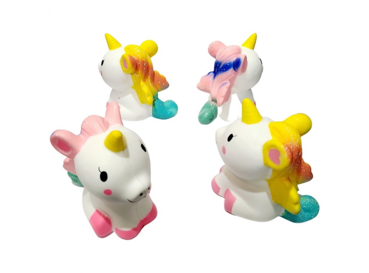 Игрушка антистресс сквиш (Squishy) Единорог в полный рост сидит ...