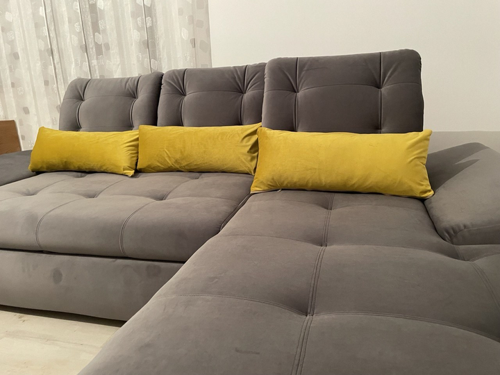 Кутовий диван Коломия Бром 300см 200см сірий – купити онлайн на ROZETKA