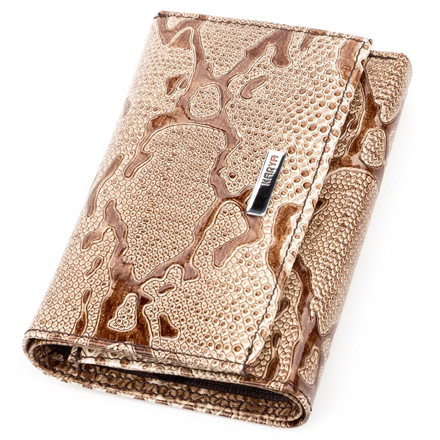 Гаманець жіночий Karya 17170 шкіряний Бежевий від продавця Oxj Shop в інтернет магазині