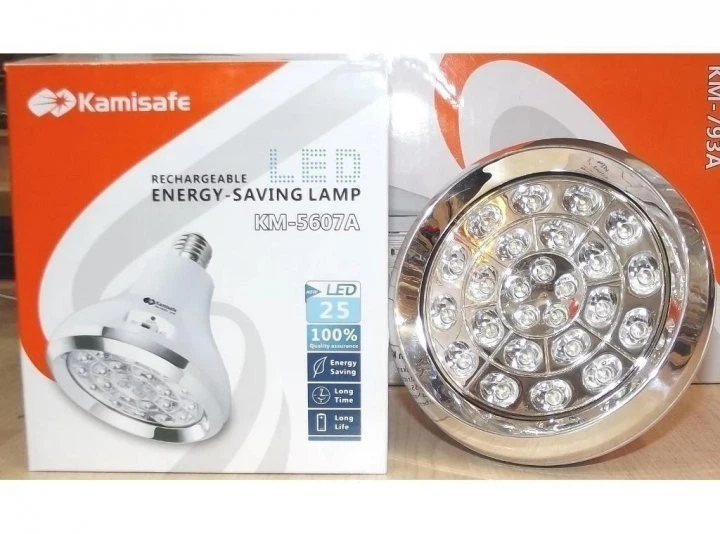 Аварийная лампа-фонарь Kamisafe KM-5608C Белая – фото, отзывы ...
