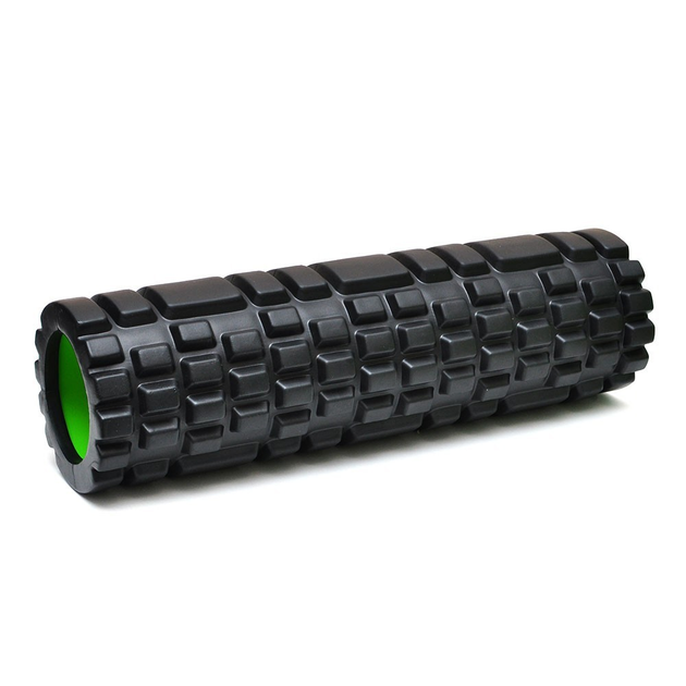 Роллер для йоги и пилатеса Gemini Grid Bubble Roller 45см черный (G0011 ...