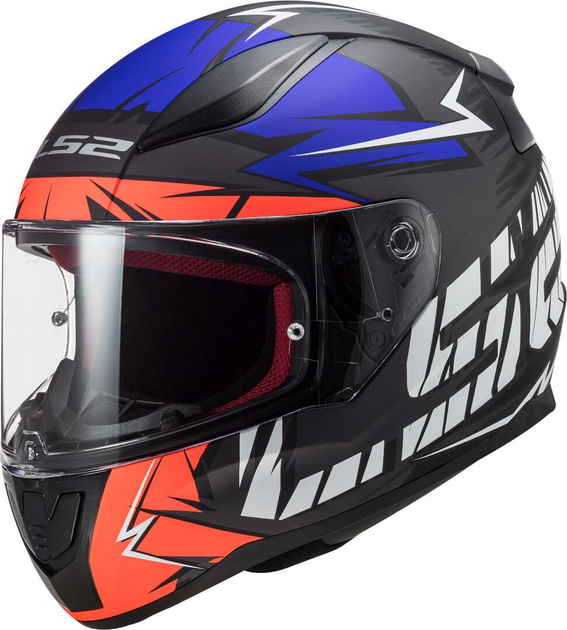 Шлем LS2 FF353 RAPID CROMO MATT ORANGE BLUE S – фото, отзывы ...