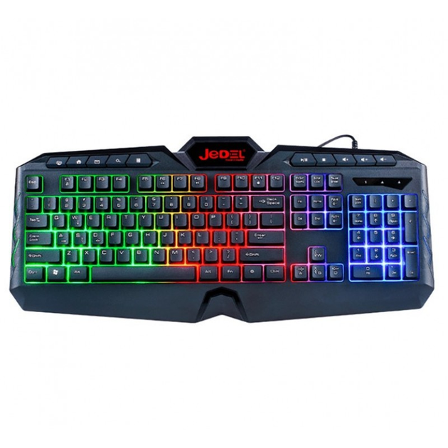 Игровая клавиатура для компьютера JEDEL K504 Черная геймерская ...