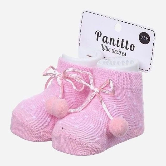 Детские носки хлопковые для девочек Panitto PNT 41 10-12 р Розовые ...