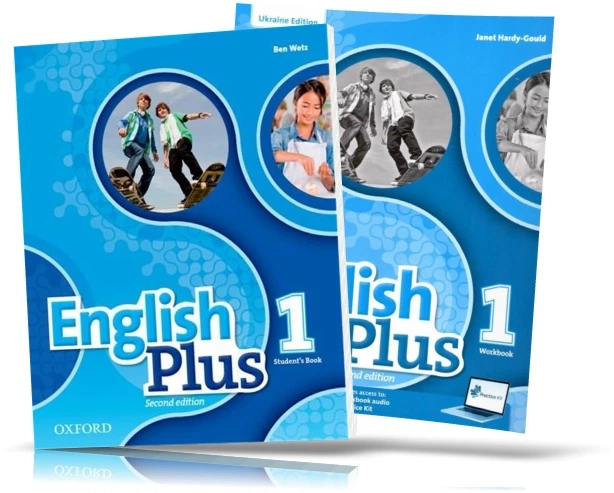 Книга English Plus 1, Student's book + Workbook / Учебник + Тетрадь ...