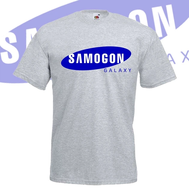 Футболка GBI "Samogon" пряма класика, сірий, бавовна, M, ФС-0080 ...