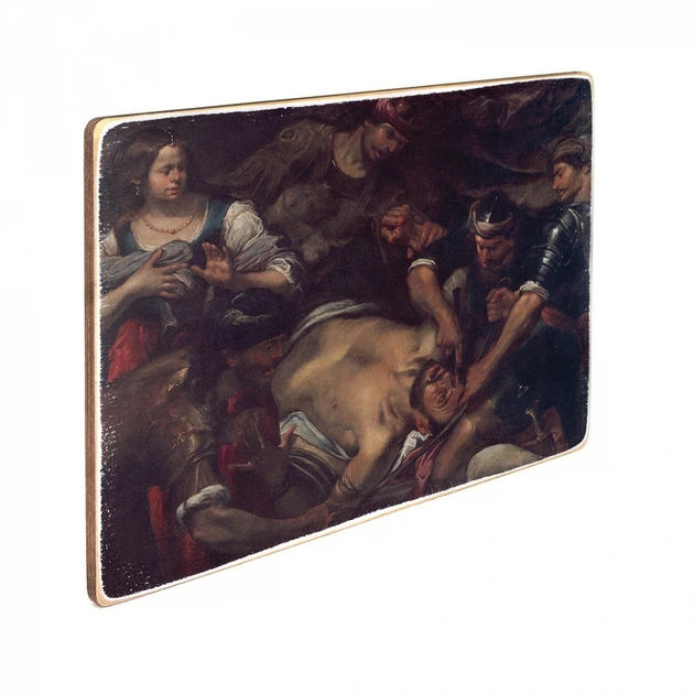 Деревянный постер Искусство Gioacchino Assereto - The Philistines ...