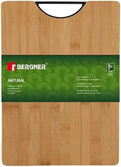 Доска разделочная Bergner Natural Line 35х25х3см бамбуковая (BG-4941-MM ...