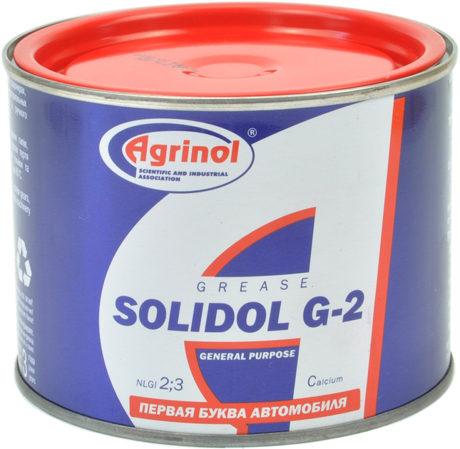 Мастило пластичне Солідол Ж-2 Agrinol 0.4 кг (GPL-480075) – фото ...