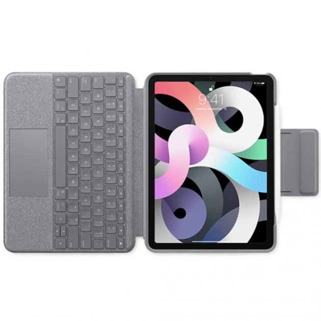 Чехол-клавиатура для планшета Logitech Folio Touch Keyboard Oxford Grey ...