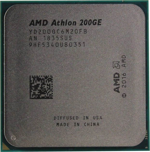 Процессор AMD Athlon 200GE 3.2GHz/4M (YD200GC6M2OFB) sAM4, tray – фото ...