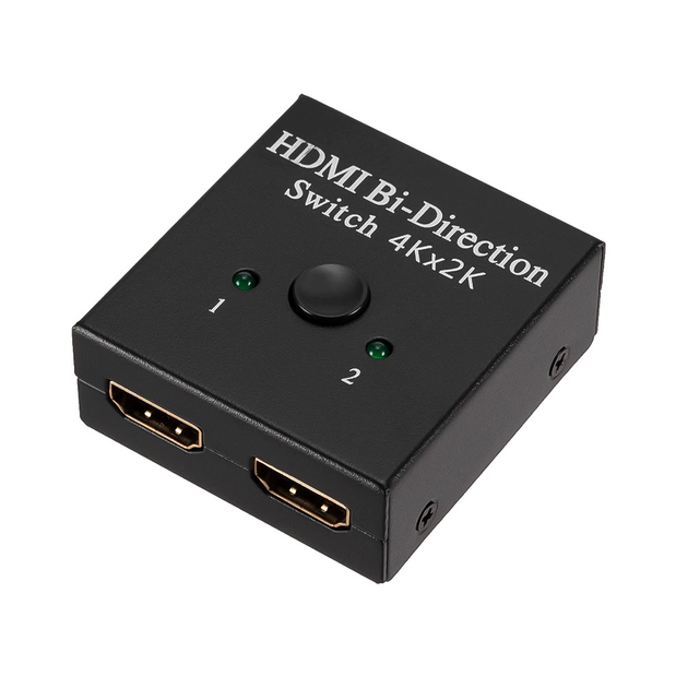HDMI свич сплиттер коммутатор 4K двунаправленный на 2 порта (работает в ...