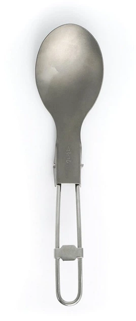 Ложка складна титанова TiTo Titanium Сіра матова (Tito005gray) – фото ...