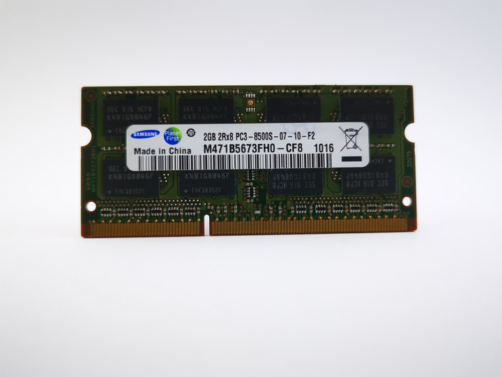 Оперативная память для ноутбука Sodimm Samsung Ddr3 2gb 1066mhz Pc3