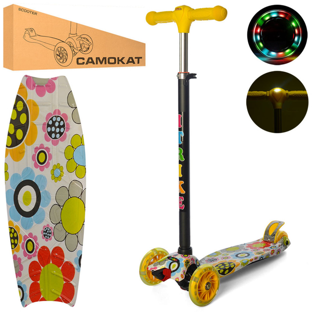 Самокат детский MAXI iTrike JR 3-055-L-WP6 трехколесный – фото, отзывы ...