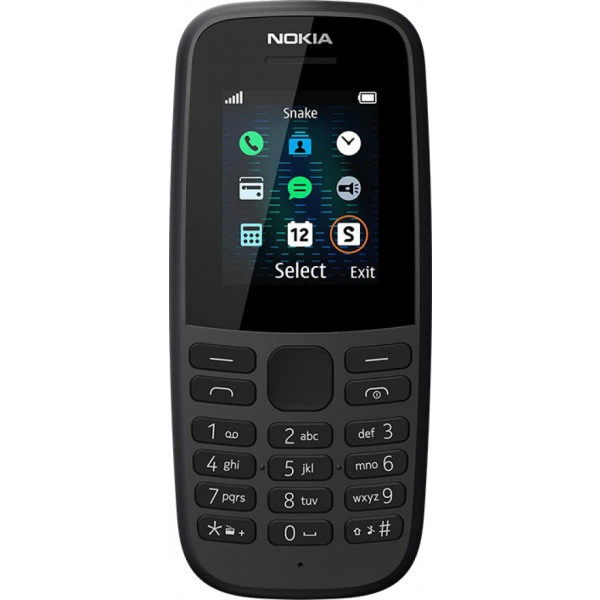 Телефон кнопочний Nokia 105 сім2 чорний – фото, отзывы, характеристики ...