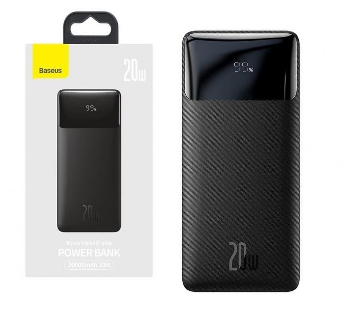 Павербанк Baseus 20000mah 20w PD QC УМБ Power Bank Портативний ...