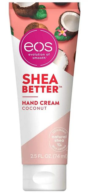 Крем для рук с маслом ши EOS Shea Better Hand Cream Coconut 74 мл від ...