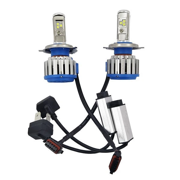 Комплект LED ламп TurboLed T1 H4 6000K 50W 12/24v CanBus з активним ...
