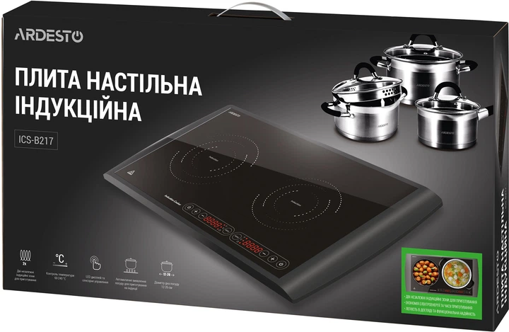 Настільна плита електрична Ardesto ICS-B217 – фото, відгуки ...