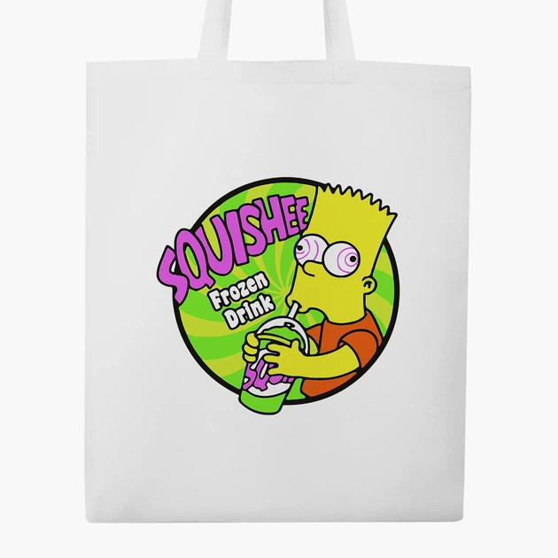 Еко сумка шопер Барт Сімпсон (Bart The Simpsons) (9227-3410) 41x35 см ...