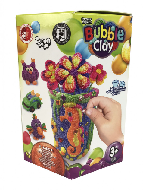 Набор шарикового пластилина Bubble Clay BBC-V Ваза (Салатовый) – фото ...