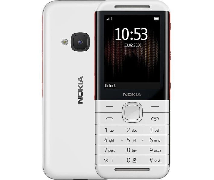Телефон кнопочний Nokia 5310 біло-червоний – фото, отзывы ...
