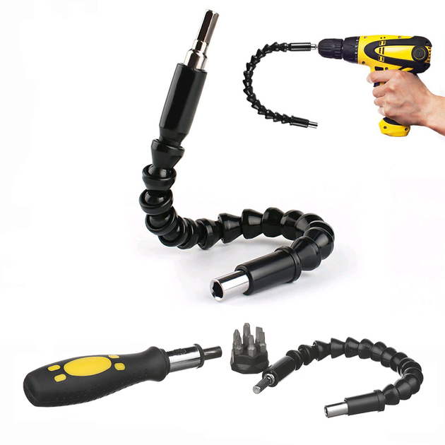 Гибкий удлинитель для отвертки и дрели Snake Bit TOOL – низкие цены ...