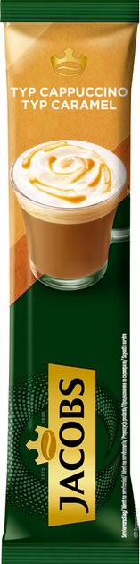 Купить Кофейный напиток Jacobs Cappuccino Caramel 8 шт x 12 г ...