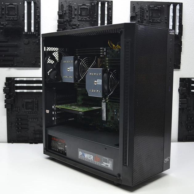 Двухпроцессорная рабочая станция PowerUp #275 Intel Xeon Platinum P ...