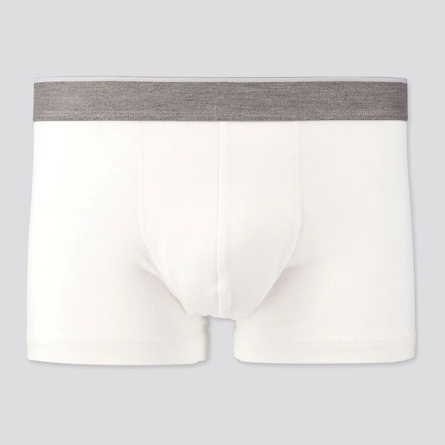Трусы-шорты мужские Uniqlo 148994520 3XL Белые с серым (1159762147) – в ...