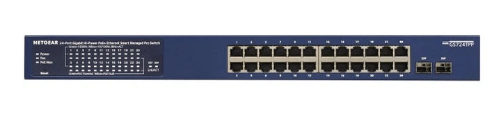 Комутатор NETGEAR GS724TPP 24x1GE PoE+ (380W), 2xSFP, керований ...