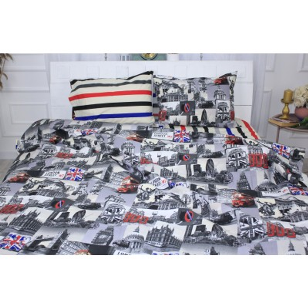 Постельное белье MirSon Бязь Ranforce Elite 17-0538 London Street ...