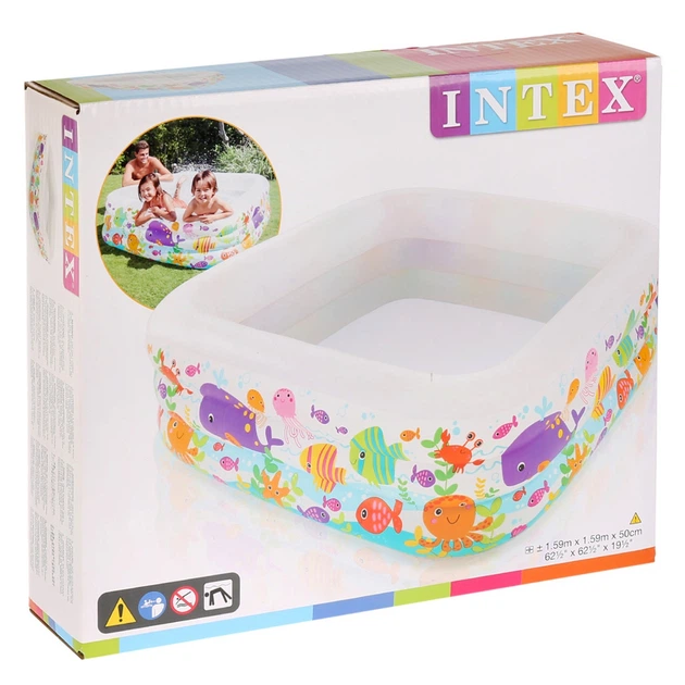 Дитячий басейн Intex 57471, 159х159х50см – фото, відгуки ...