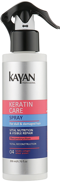 Спрей для для поврежденных и тусклых волос Kayan Professional Keratin ...