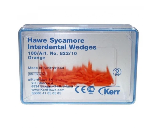 Клинья деревянные Kerr 822/10 оранжевые 100 шт. від продавця: Norma ...