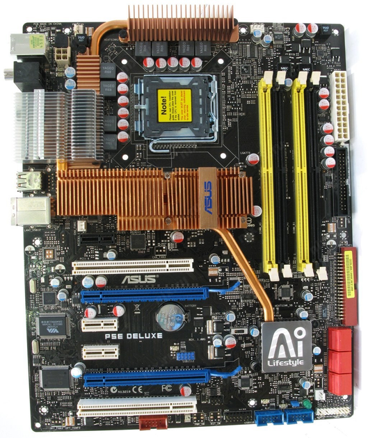 Материнская плата Socket 775 ASUS P5E DELUXE SLI ( s775, DDR2 , X48 ...