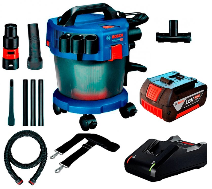Аккумуляторный пылесос Bosch Professional GAS 18V-10 L + 1 акб GBA 18V ...