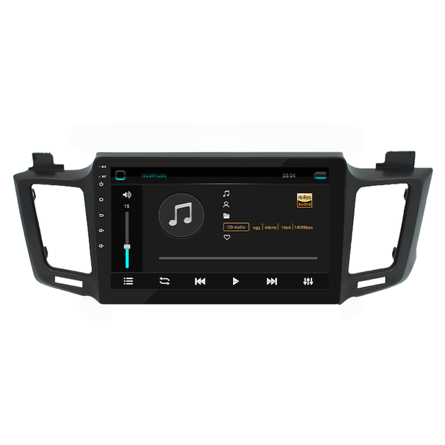Штатная магнитола Lesko для Toyota RAV4 IV (CA40) (2012-2015гг.) 10" 2 ...