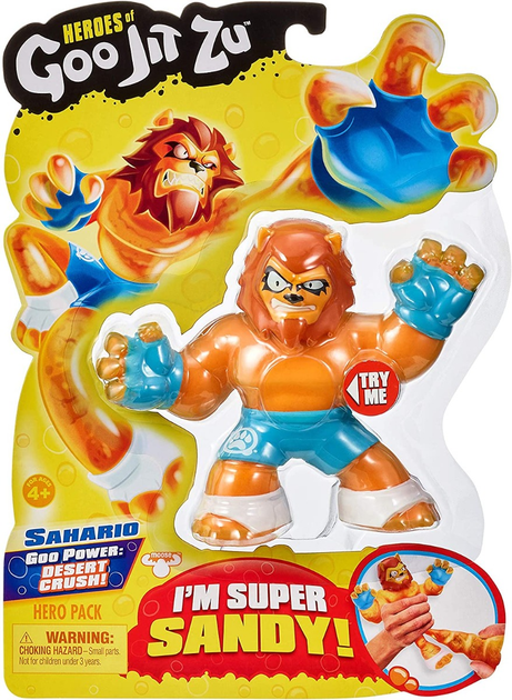 Фигурка Гуджитсу Песчаный Лев Сахарио (Goo Jit Zu Sandy Lion Sahario ...