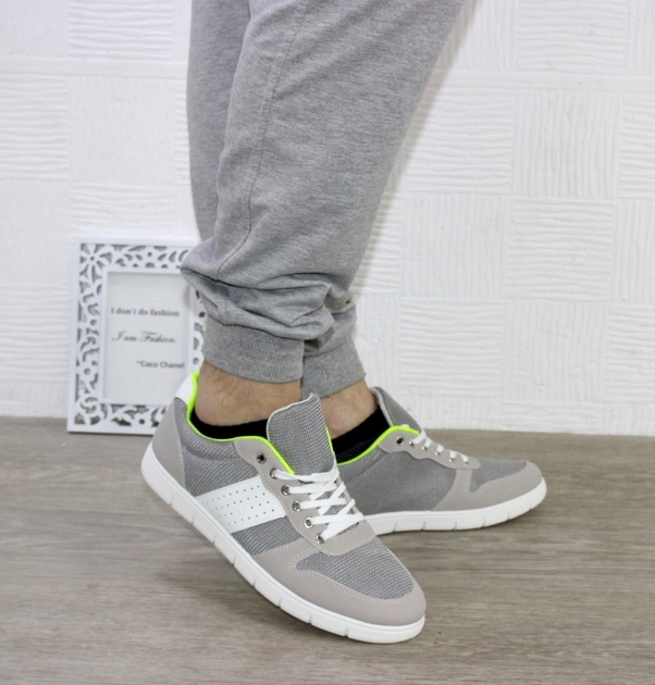 Мужские лёгкие кроссовки Shoes 41 27.0см серый от продавца: Обувной ...