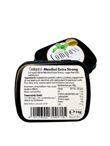 Драже Compass Menthol Extra Strong, 14г от продавца: Fresco Gusto ...