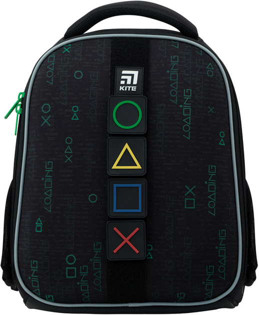 Рюкзак каркасный Kite для мальчика 35x26x13.5 см 12 л Play Time (K22 ...