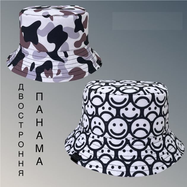 Панама мультикам смайл двухсторонняя S ЗСУ от продавца: KlasnoTak – в ...