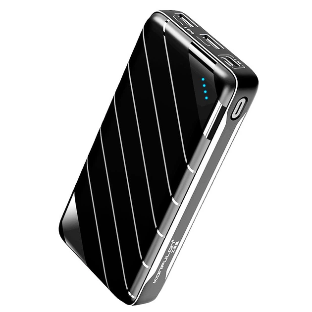Внешний портативный аккумулятор power bank Konfulon Q13P 20000mAh 2.1A 5W USB/Type-C/MicroUSB ...