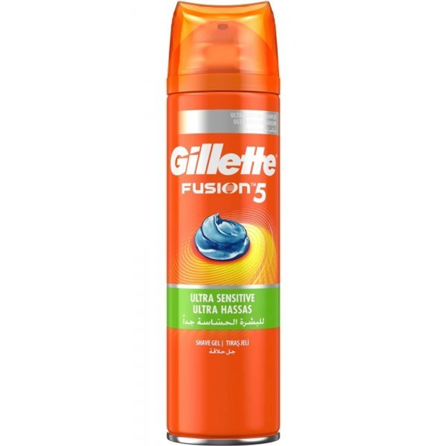 Гель для бритья Gillette Fusion 5 Ultra Sensitive 200 мл – купить ...