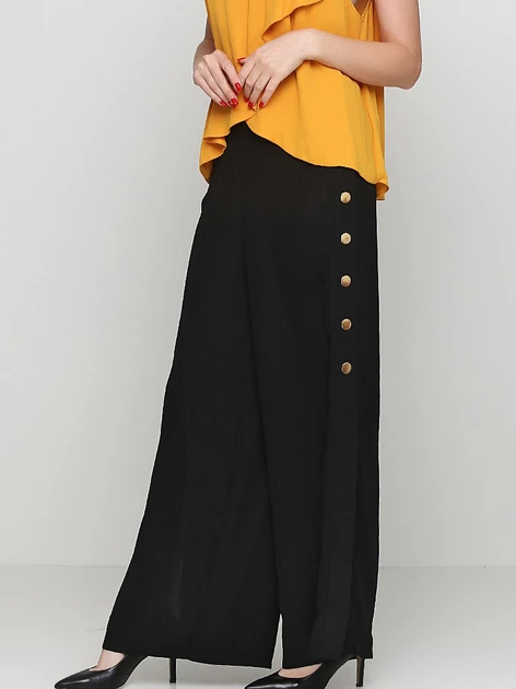 Брюки женские H&M 574933 42 Черные (LD2000000151489) – в интернет ...