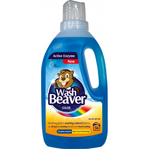 Гель для стирки Wash Beaver Color 1.62 л (4820203060764) – фото, отзывы ...