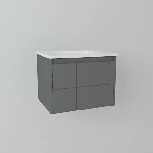 0020110A LAGUNA Тумба 60 з раковиною, антрацит DEVIT ag-452642 – фото, відгуки, характеристики в ...