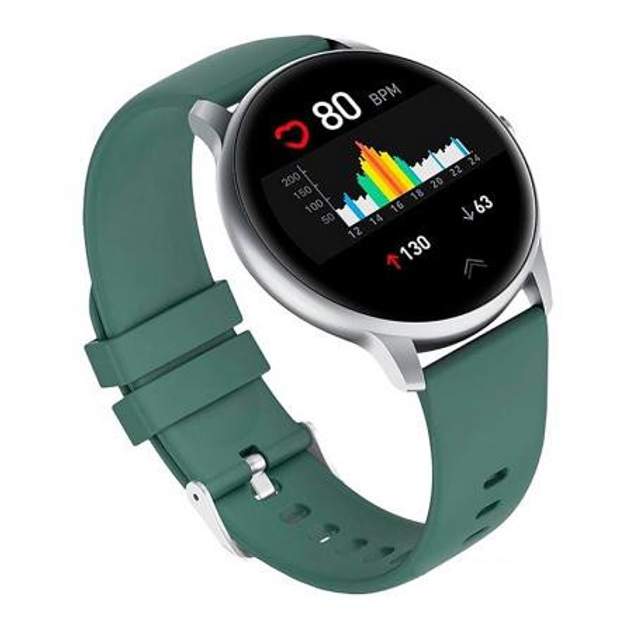Смарт-часы Xiaomi Imilab Smart Watch Imi KW66 Green Silver – фото ...
